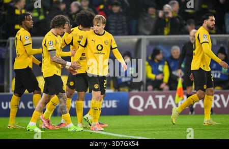 from left: Daniel Svensson, Carney Chukwuemeka, Nikolas Nartey ...