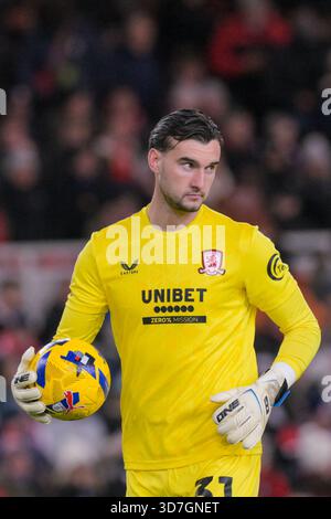 Sol Brynn of Middlesbrough FC during the Sky Bet Championship match ...