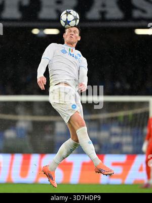 Naples, Italy. 25 Nov, 2025. Emmanuel Addai of Qarabag FK during the ...