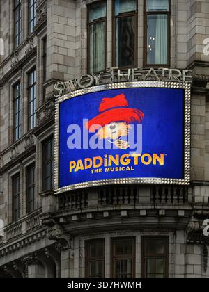 Paddington The Musical at Savoy Theatre London UK December 2025 Stock ...