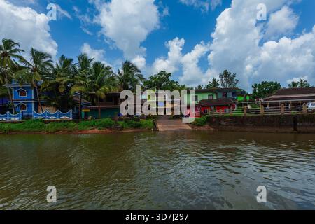 The Mandovi River in old Goa, India Stock Photo - Alamy