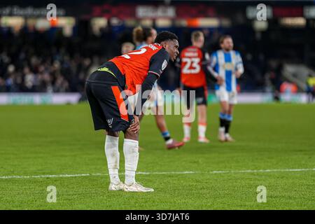 Lamine Fanne (22) of Luton Town during the EFL Vertu Trophy match ...