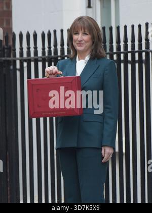 Chancellor of the Exchequer Rachel Reeves leaves following a Cabinet ...