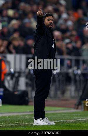 Swansea City manager Vitor Matos during the Sky Bet Championship match ...