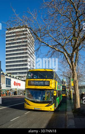Dublin Bus and public transport Ireland. Logo and Bus Atha Cliath text ...