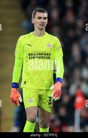 EINDHOVEN - PSV Eindhoven goalkeeper Matej Kovar during the Dutch ...