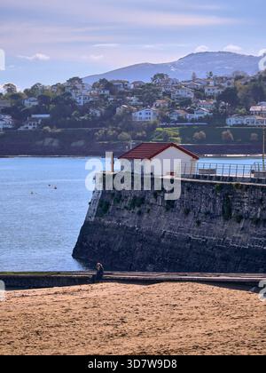 Cityscape of the Basque village of St Jean Pied de Port, France. High ...