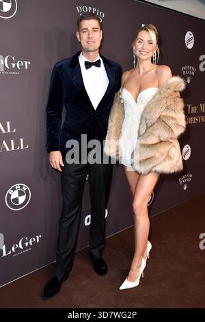 Dustin Schoene and Lena Gercke during The Magical Christmas Ball By ...