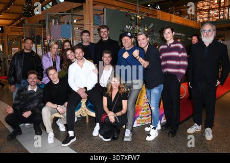 Max Weidner, Julian David, Maximilian Arland und Stefan Mross bei der 2 ...