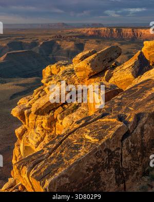 Sunrise, Muley Point, Monument Valley, Glen Canyon National Recreation ...