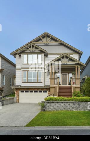 Doorsteps and porch of small residential house under the tree Stock ...