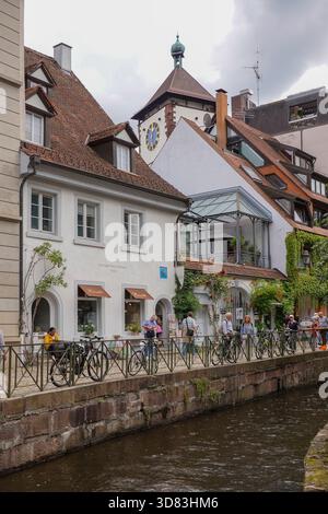 Germany, Freiburg, Old Town with Freiburg Baechle canal Photo © Fabio ...