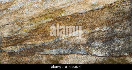 Layers of course sandstone from the Jurassic era shows the prevailing ...