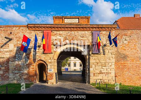 Romania, Transylvania, Oradea, the citadel built between 1570 and 1596 ...