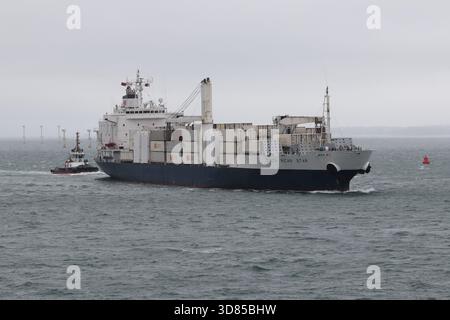 The Liberian registered refrigerated cargo ship MV ATLANTIC KLIPPER ...