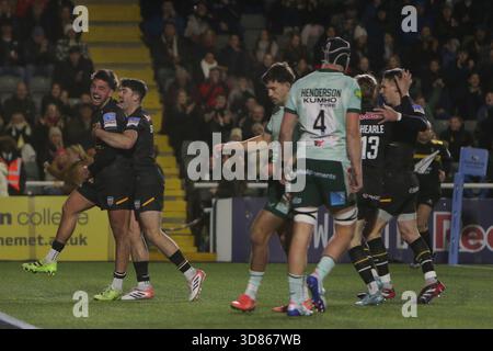 Ethan Grayson of Newcastle Red Bulls in action during the European ...