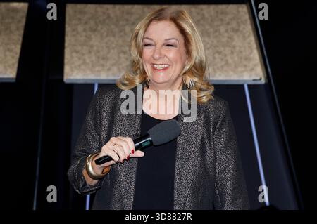 Bettina Tietjen at the recording of the 'NDR Talk Show' in the NDR ...