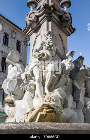Three Rivers Fountain at Mestni Trg Ljubljana Stock Photo - Alamy
