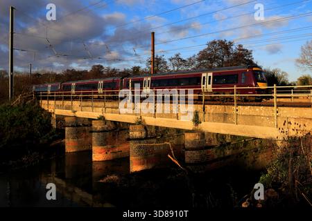 EMR 170423 Turbostar train, East Midlands Trains, East Coast Main Line ...