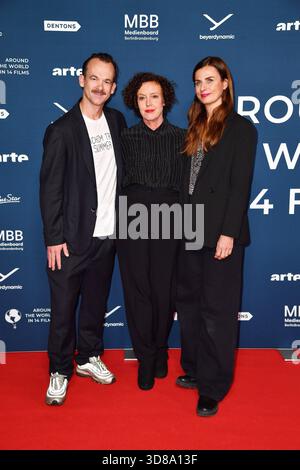 Jonas Dornbach, Janine Jackowski und Maren Ade bei der Verleihung des ...