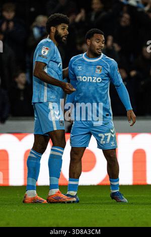 Milan van Ewijk Of Coventry City & Haji Wright Of Coventry City ...