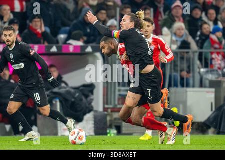 Jackson Irvine (St. Pauli) Hamburg, April 11, 2026, Soccer, Bundesliga ...