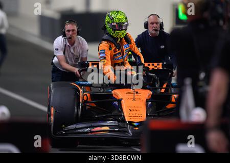 Qatar, Qatar. 29th Nov, 2025. Lando Norris (GBR) - McLaren Formula 1 ...