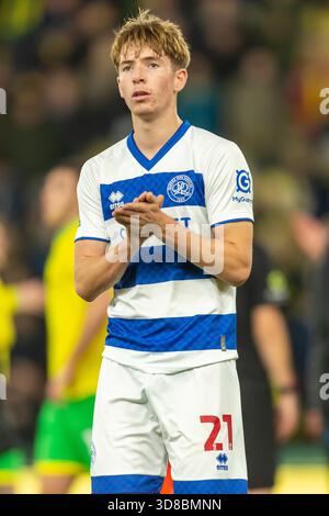 Kieran Morgan of Queens Park Rangers during the West Ham United v ...