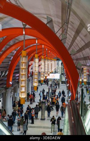 Melbourne, VIC, Australia. November 30, 2025. - A modern station's ...