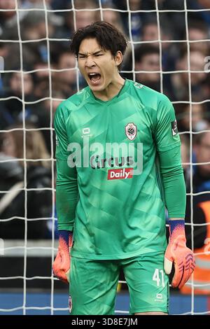 Antwerp's goalkeeper Taishi Brandon Nozawa pictured in action during a ...