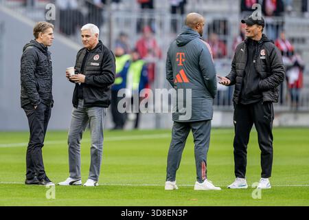 left to right: Andreas Bornemann (Head of Sports, St. Pauli), Niklas ...