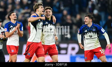 Final celebration from the left: Giorgi Gocholeishvili, Daniel Elfadli ...