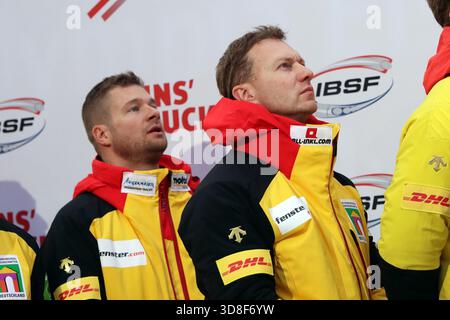 GER – Johannes Lochner and Francesco Friedrich after the Race ...