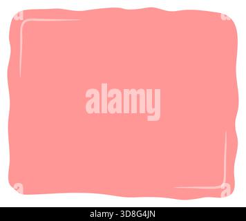 Random square contour frame, border element. Stock vector illustration ...