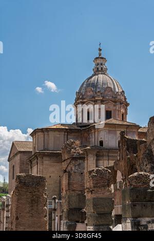 View of Imperial Forum of Caesar in Rome, Italy Stock Photo - Alamy