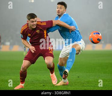 Roma's Evan Ferguson during the Serie A soccer match between AS Roma ...