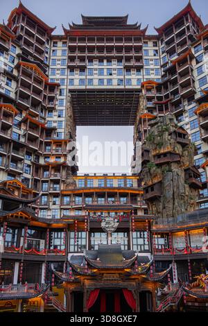 Historic Tujia Chinese stilted architecure building 72 Wonder Qilou ...