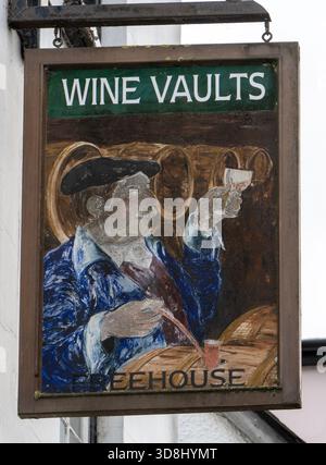 The Wine Vaults public house, High Street, Kington, Herefordshire ...
