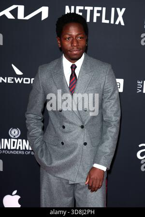 David Jonsson arriving for the Into Film Awards at Odeon Luxe ...