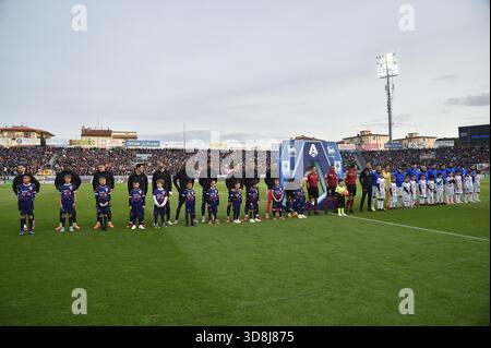 Players lineup during Pisa SC vs Juventus FC, Italian soccer Serie A ...