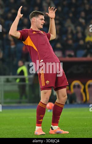 Evan Ferguson the Italian championship Serie A 2025-2026 football match ...