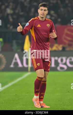 Olimpico Stadium, Rome, Italy - Matias Vecino of SS Lazio on the ball ...
