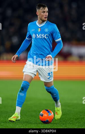 Sam Beukema of SSC Napoli seen in action during Serie A 2025/26 ...