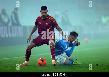Sam Beukema of SSC Napoli seen in action during the Italian Serie A ...