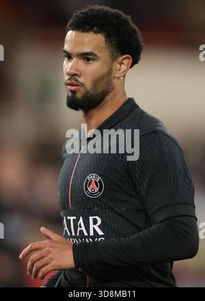 Warren Zaire-Emery during the Ligue 1 football (soccer) match Paris ...