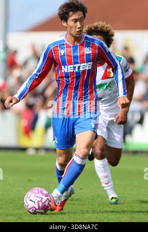 Daichi Kamada of Crystal Palace FC in action during the UEFA Conference ...