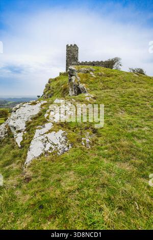 Grassy ground under a blue cloudy sky in Lonstrup, Denmark Stock Photo ...