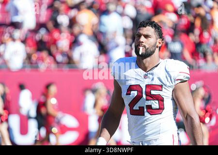Arizona Cardinals' Zaven Collins (25) during the first half of an NFL ...