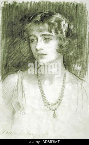 Lady Elizabeth Bowes-Lyon Stock Photo - Alamy