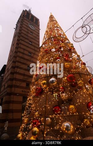 Christmas lights, on December 3, 2025, in Madrid (Spain). Madrid ...